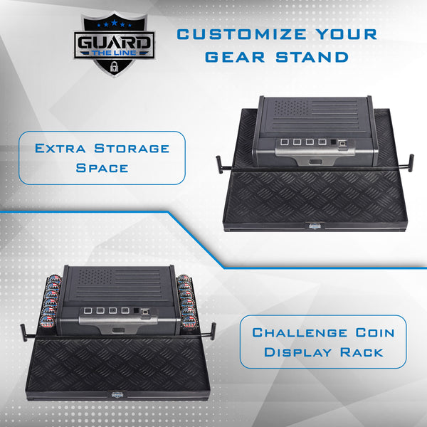 Guard The Line - Police Gear Rack with Quick Access Safe – GuardTheLine