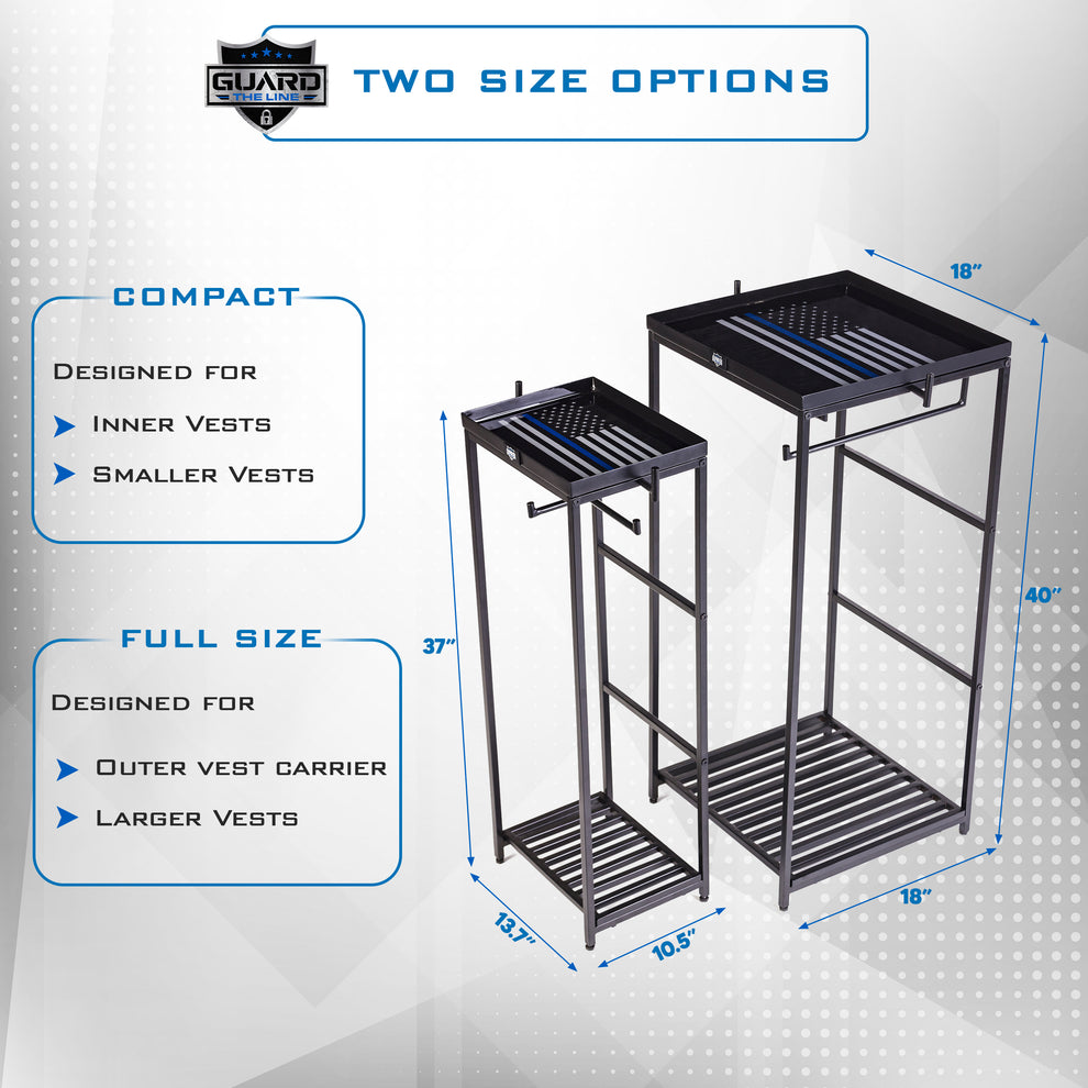 Guard The Line - Thin Blue Line Police Gear Rack – GuardTheLine