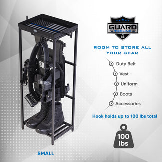 Guard The Line - Thin Blue Line Police Gear Rack – GuardTheLine